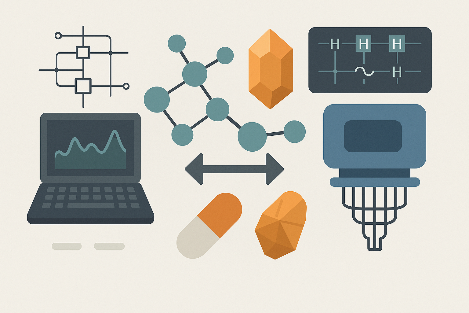 Quantum-Classical Hybrid Approaches for Molecular Modeling and ...